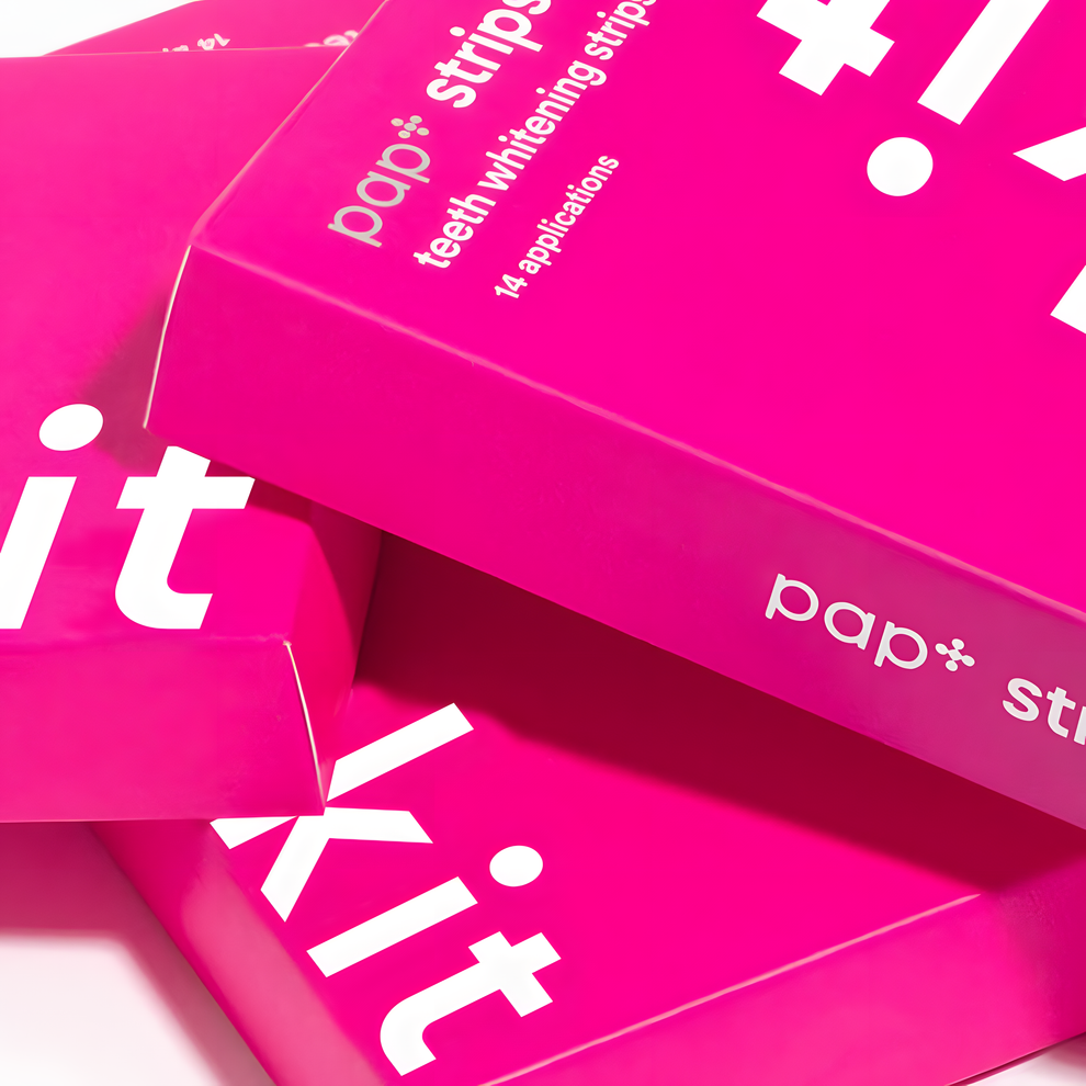 PAP+ Whitening Strips for Fast Teeth Whitening